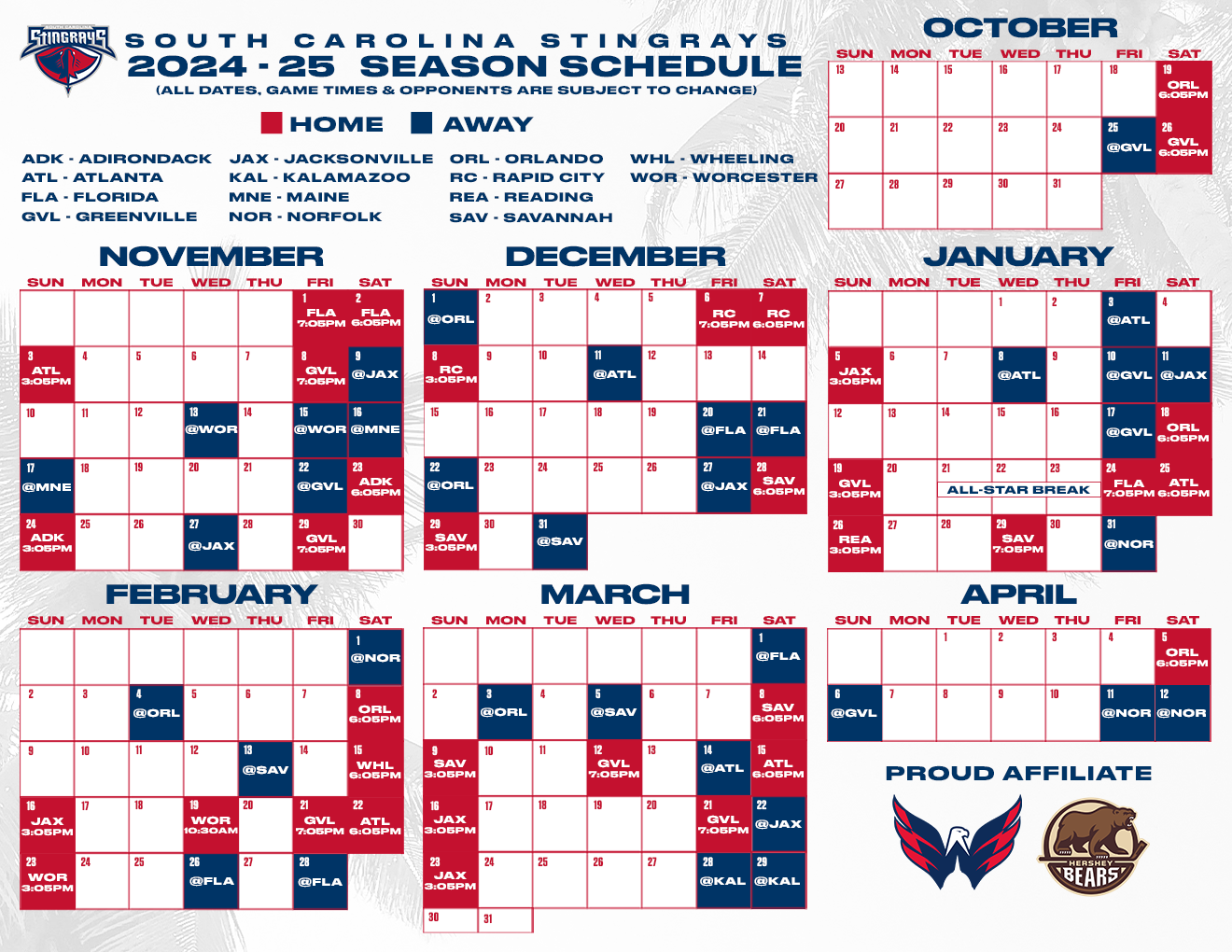 south carolina stingrays